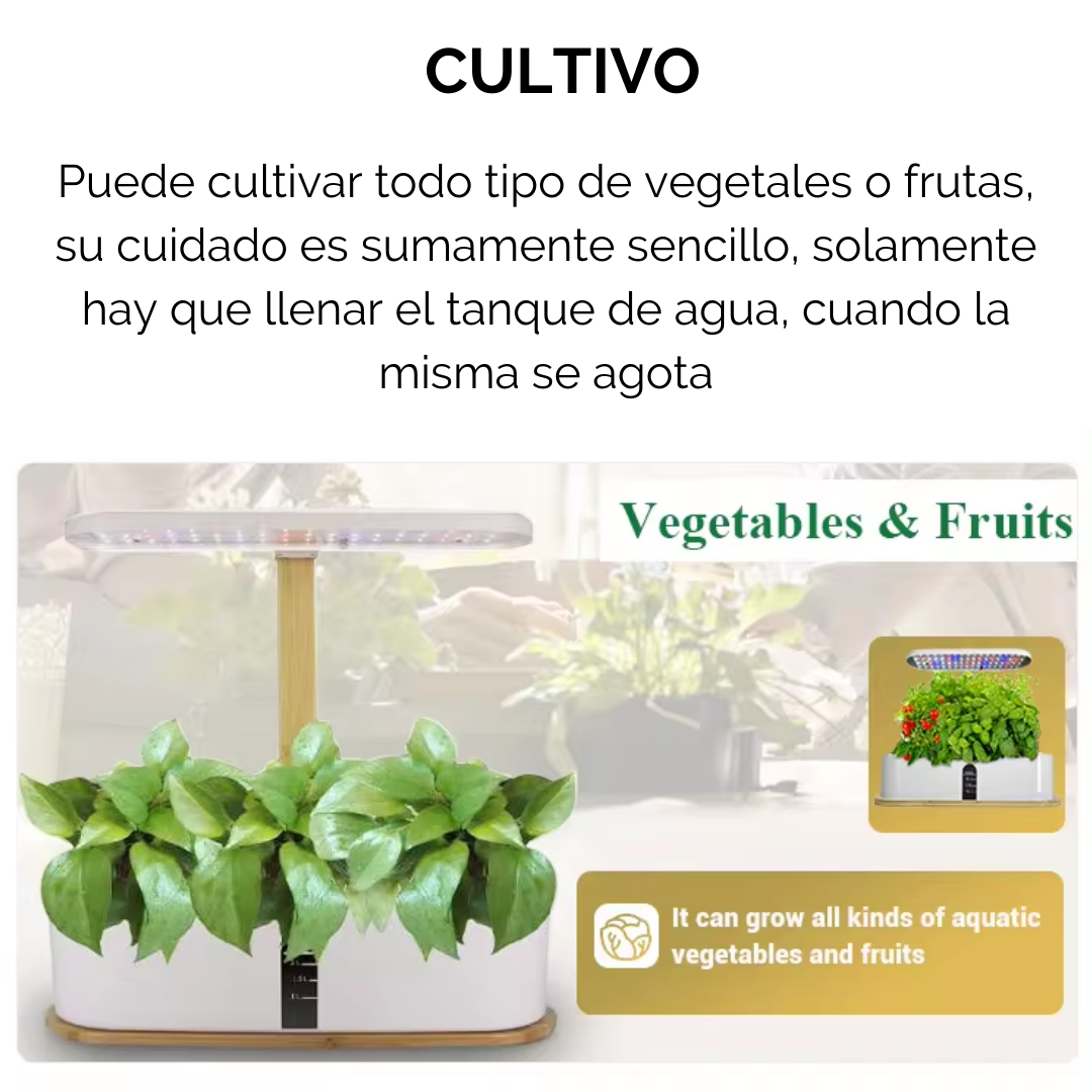 Germinador Automatico Smart Interior, Cultivo Hidroponico - Tecnomundo